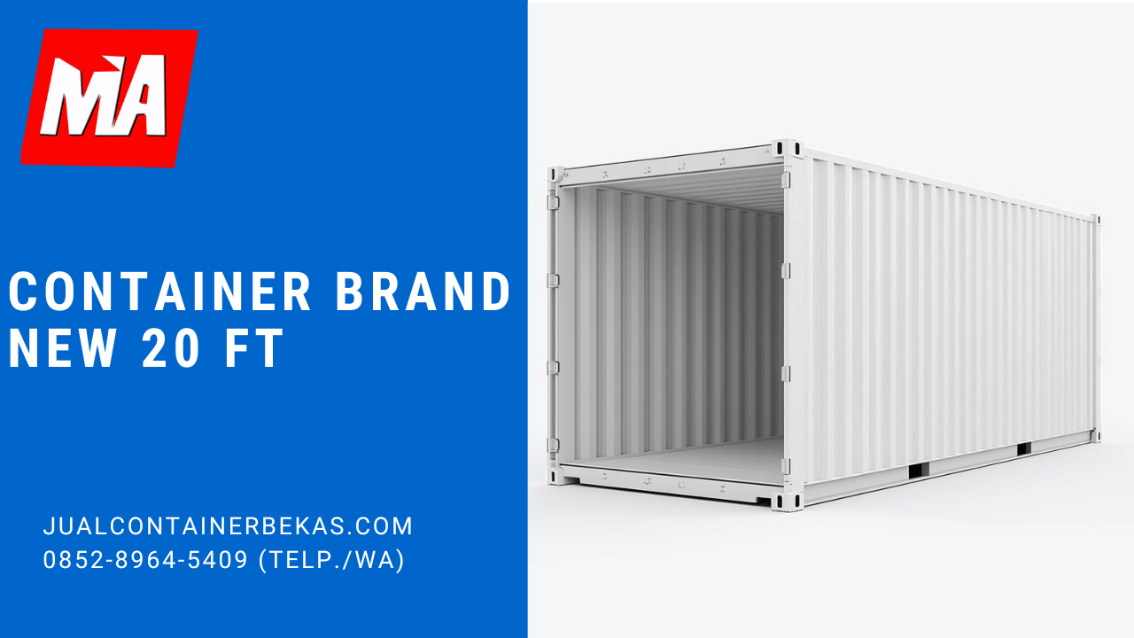 Container Brand New 20 Ft – Portacamp, Office & Storage Berkualitas